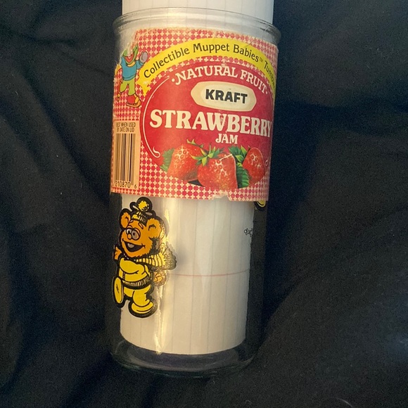 Henson | Kitchen | Fozzy Muppet Baby Glass With Kraft Strawberry Jam ...